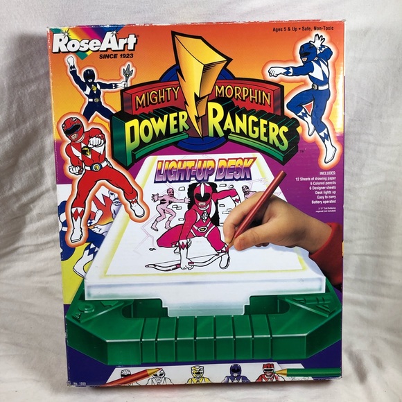 Roseart | Toys | Vintage Power Rangers Light Up Desk Toy | Poshmark